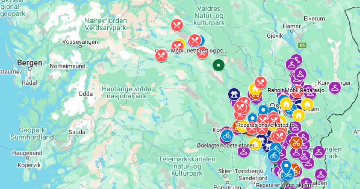 Hallingdal | A new digital map makes it easier to go green!